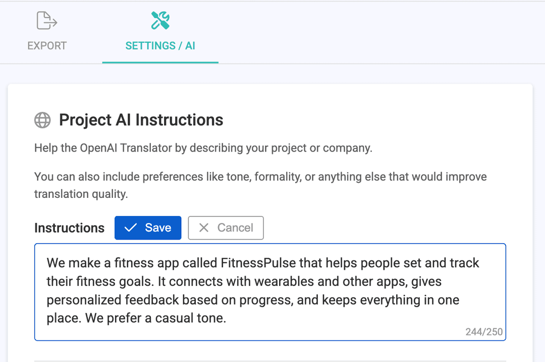 AI Translation for React and NextJS Apps