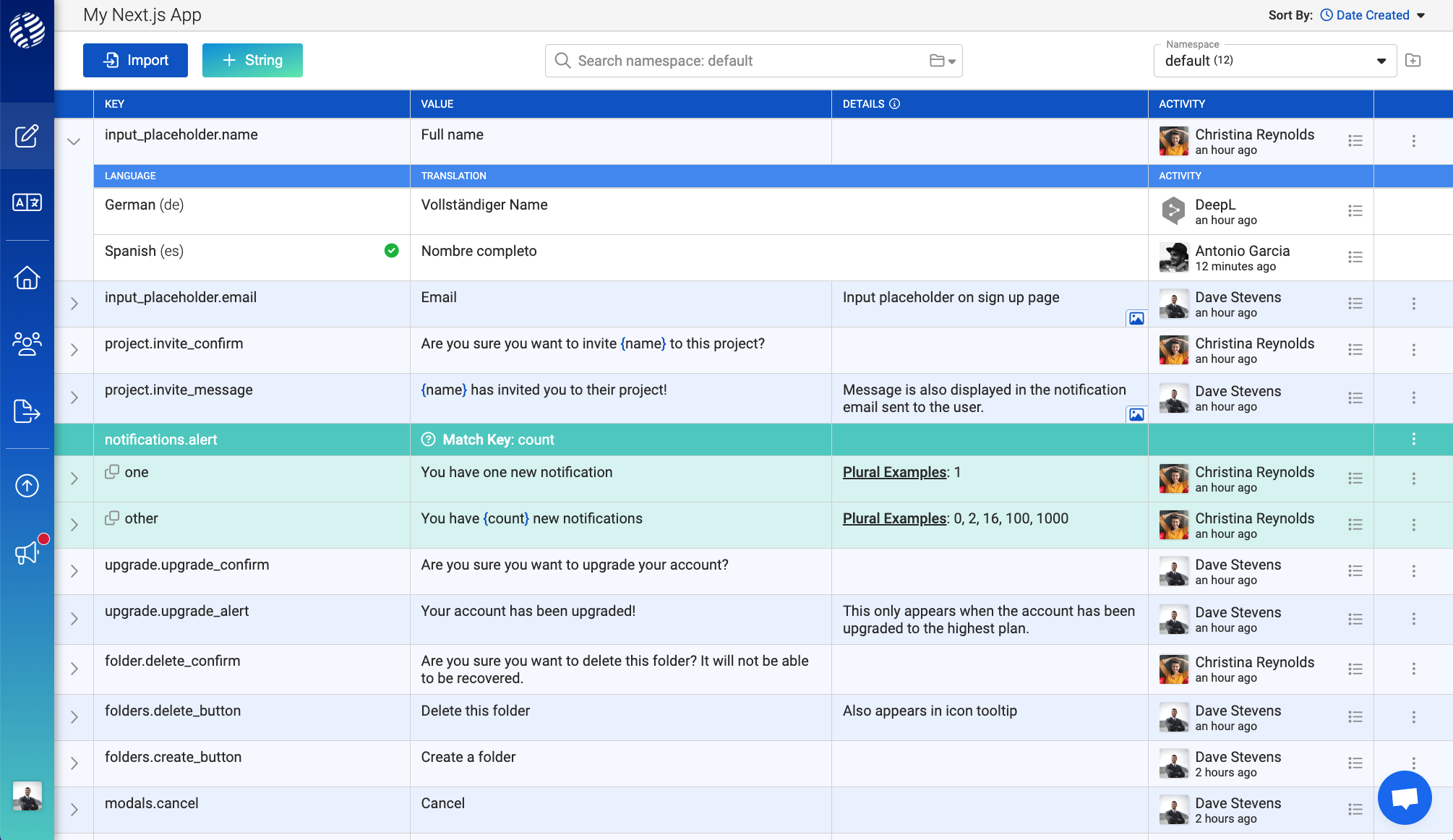 i18nexus | AI Translation Management for React and Next.js